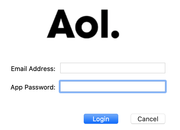 Aol Mail Login Screen Aol Mail Login Screen